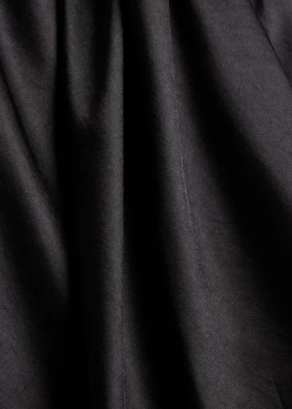Vince Fluid Satin Bias Trousers - Black