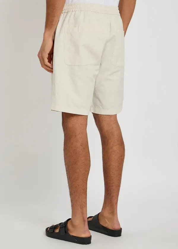 Universal Works Simple Linen-blend Shorts
