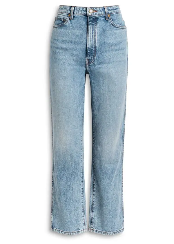 Khaite Abigail Straight-leg Jeans - Denim