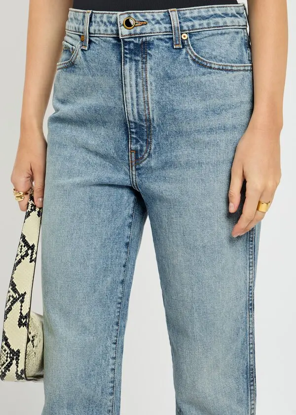 Khaite Abigail Straight-leg Jeans - Denim