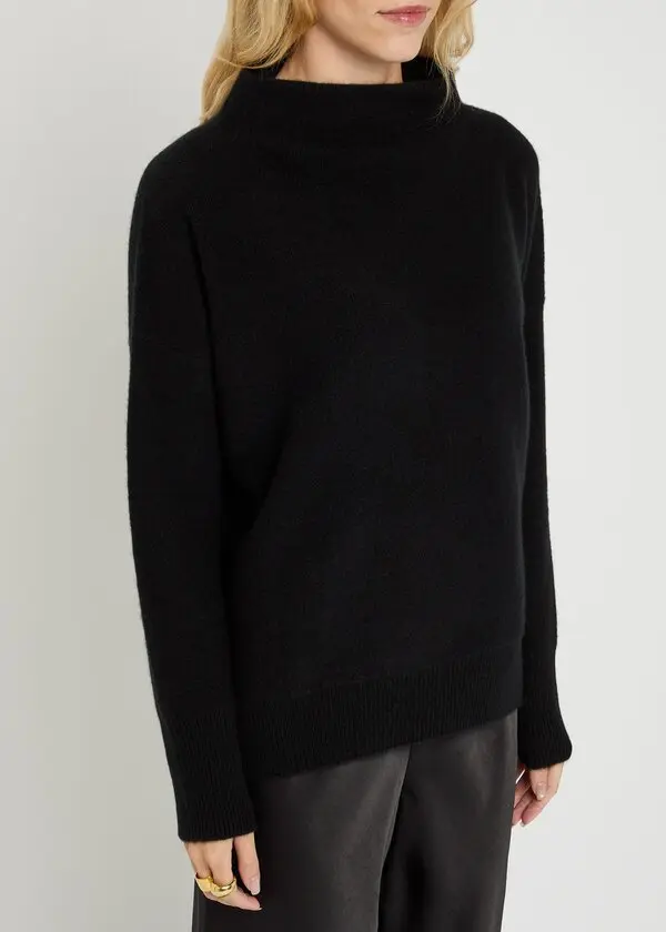 Vince Funnel-neck Cashmere Jumper
