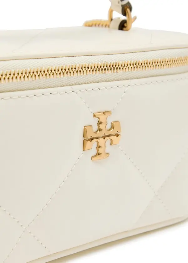 Tory Burch Kira Quilted Leather Vanity Case