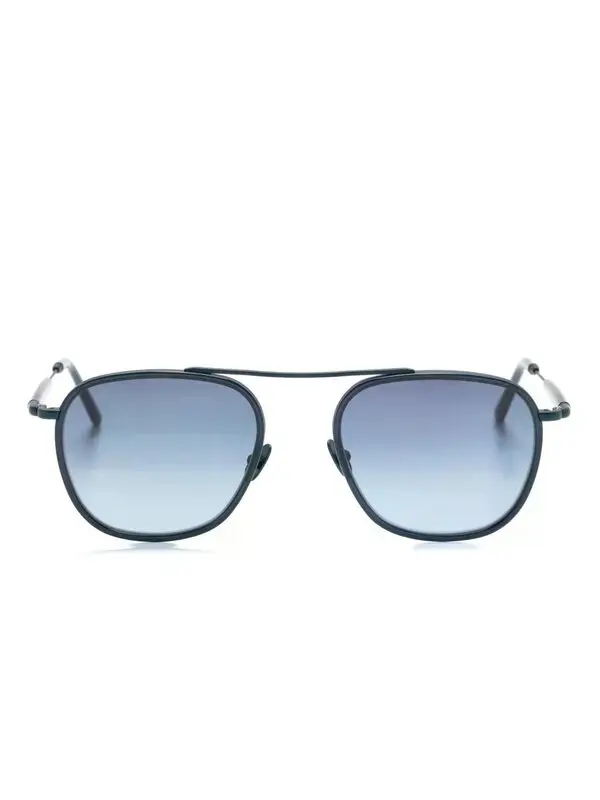MOSCOT Fanagle Pilot-frame Sunglasses - Blue