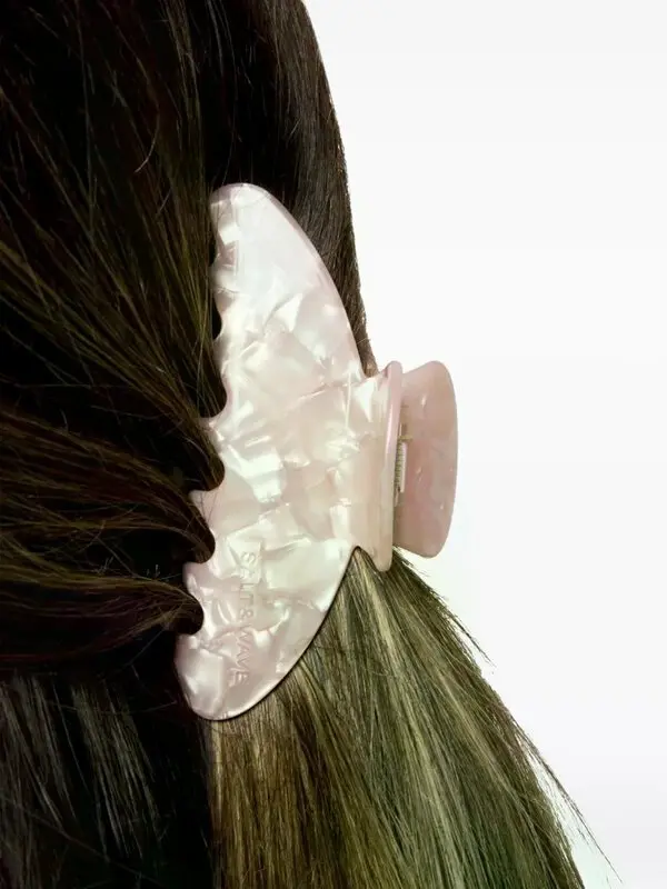 SALT & WAVE Marble Moon Hair Clip - Pink