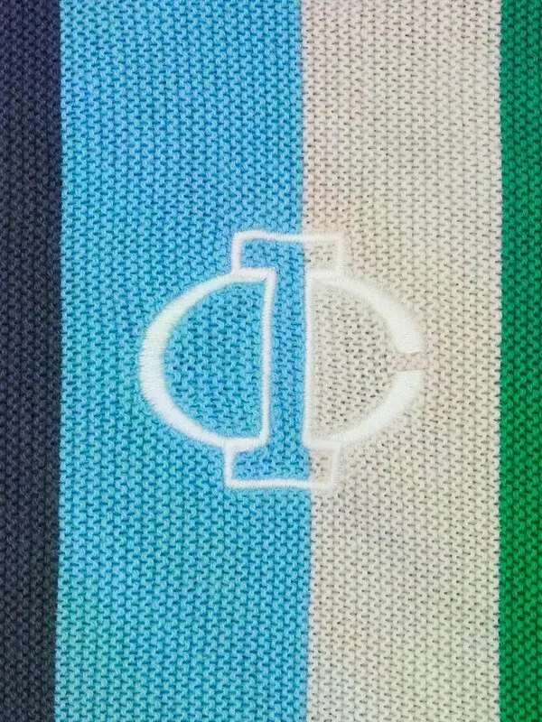 ICECREAM Striped Polo Shirt