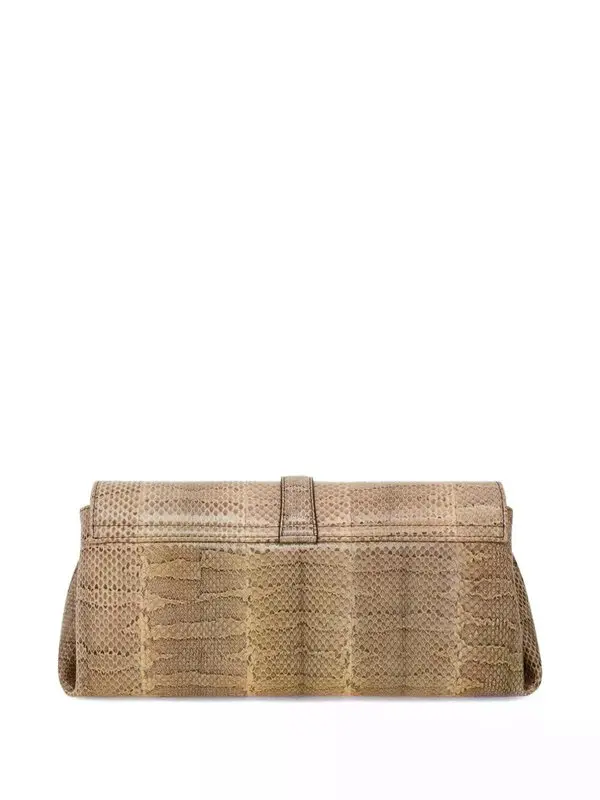 FERRAGAMO Snakeskin Leather Shoulder Bag