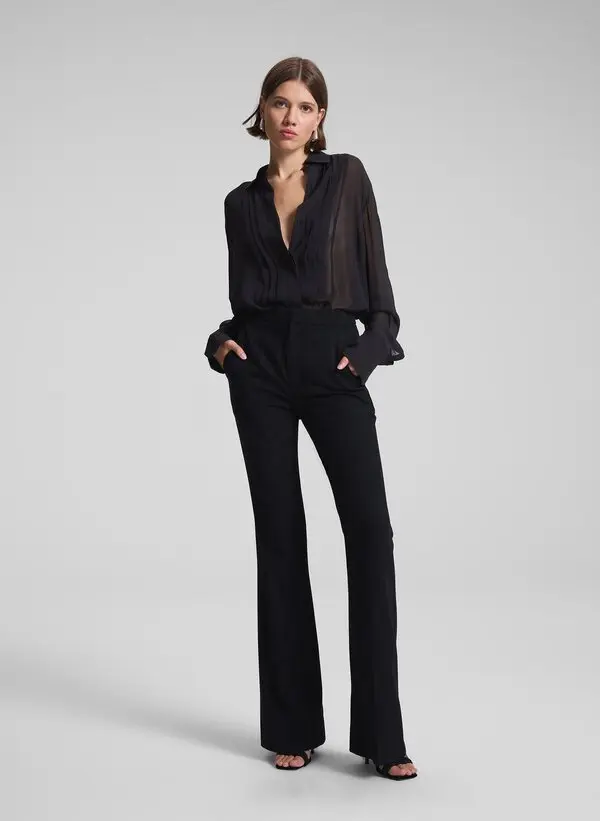 A.L.C. Sophie Stretch Crepe Pant - Black