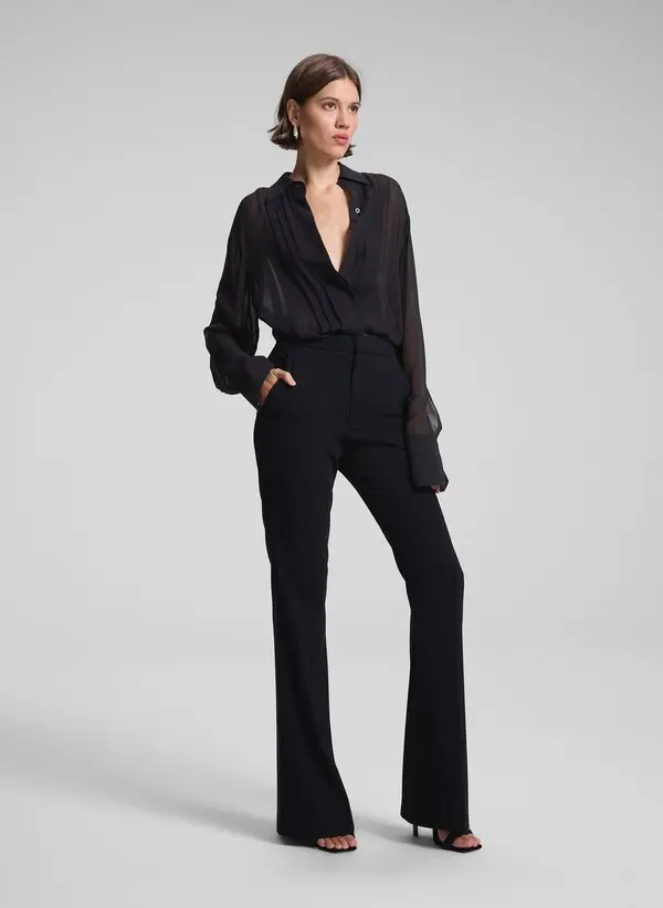 A.L.C. Sophie Stretch Crepe Pant - Black