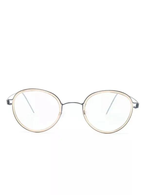 LINDBERG Jackie U16 Round-frame Glasses - Grey