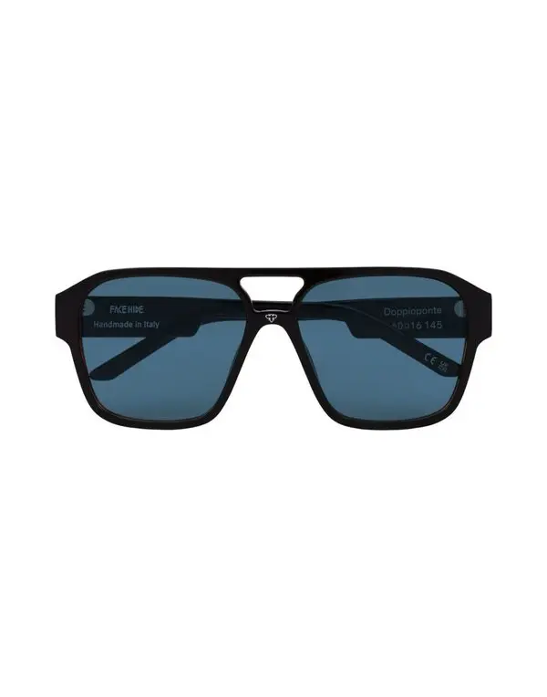 FACE.HIDE Doppioponte Sunglasses - Black