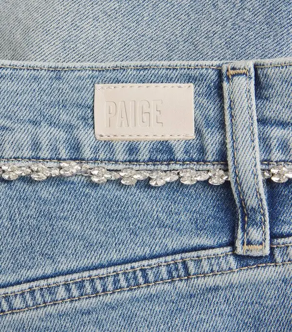 Paige Arellia High-rise Barrel-leg Jeans - Blue