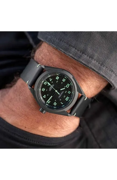 VINCERO Stratos Titanium Solar Strap Watch - Dark Matter