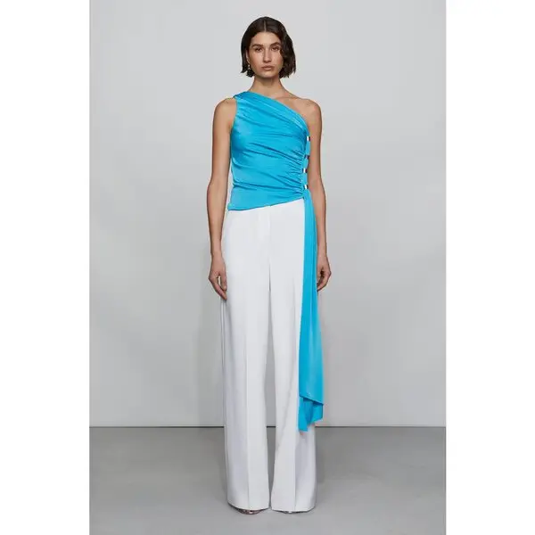 ET OCHS Wide-leg Stretch Cady Pants