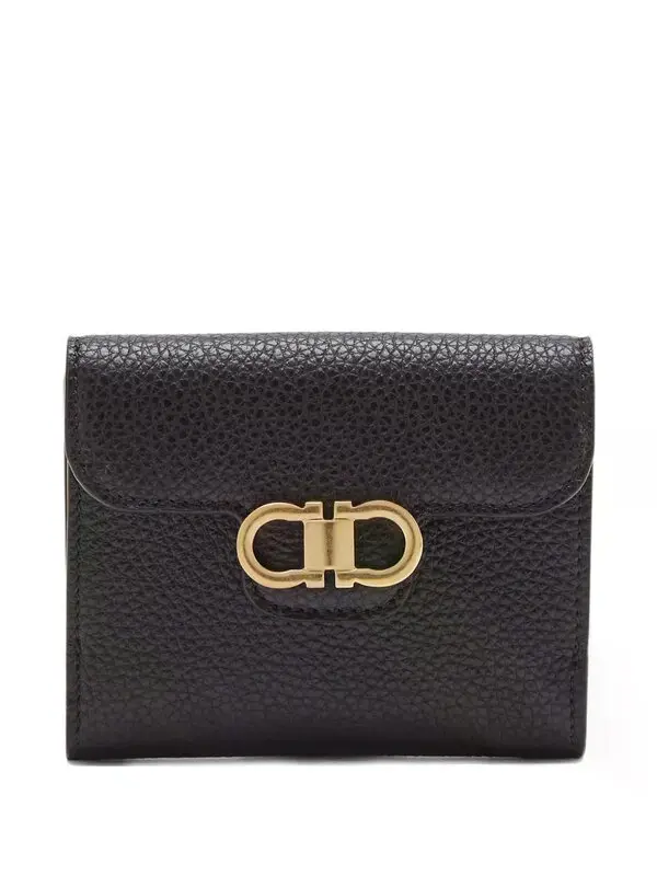 FERRAGAMO Gancini Wallet - Black