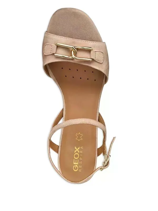 Geox Buckled Block-heel Sandals