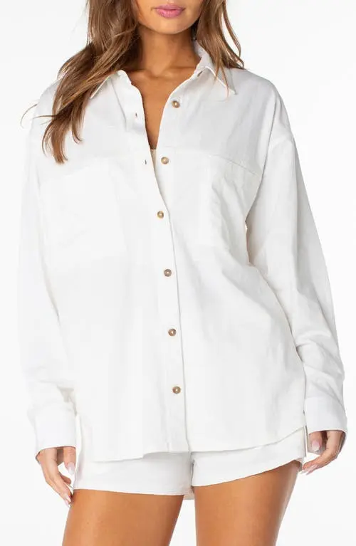 Roxy Cotton Button-up Shirt