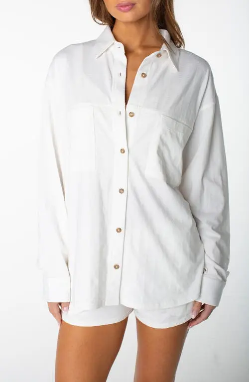 Roxy Cotton Button-up Shirt