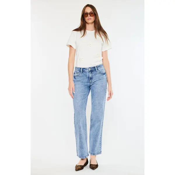 KANCAN Tamia Essentials Mid-rise Straight Jeans