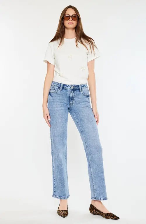 KANCAN Tamia Essentials Mid-rise Straight Jeans