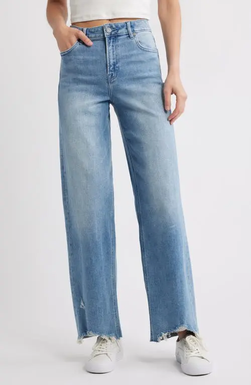 HIDDEN JEANS Frayed Hem Dad Jeans