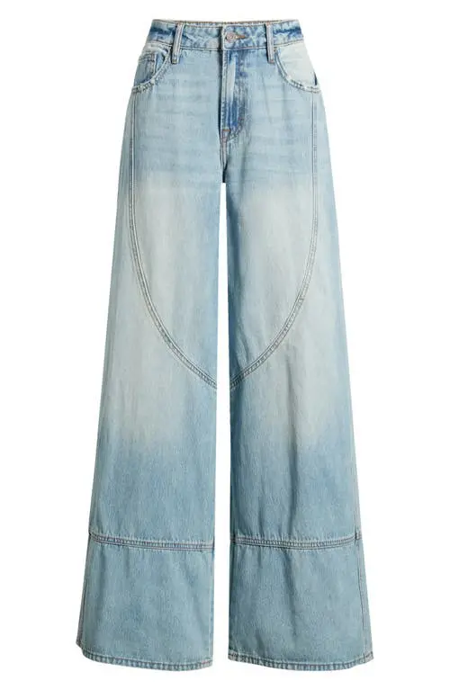 HIDDEN JEANS Seamed Super Wide Leg Jeans