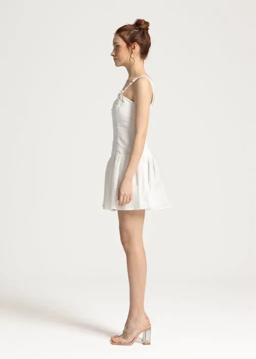 MONLICIA Milena Mini Linen Dress