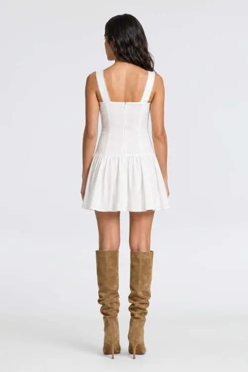 MONLICIA Milena Mini Linen Dress