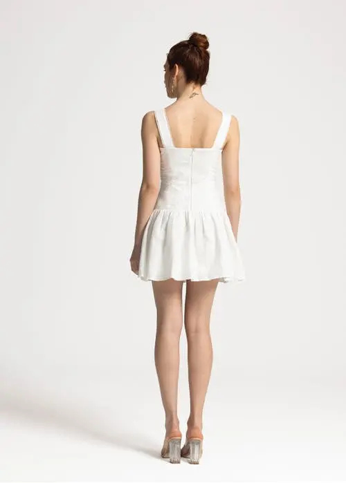 MONLICIA Milena Mini Linen Dress