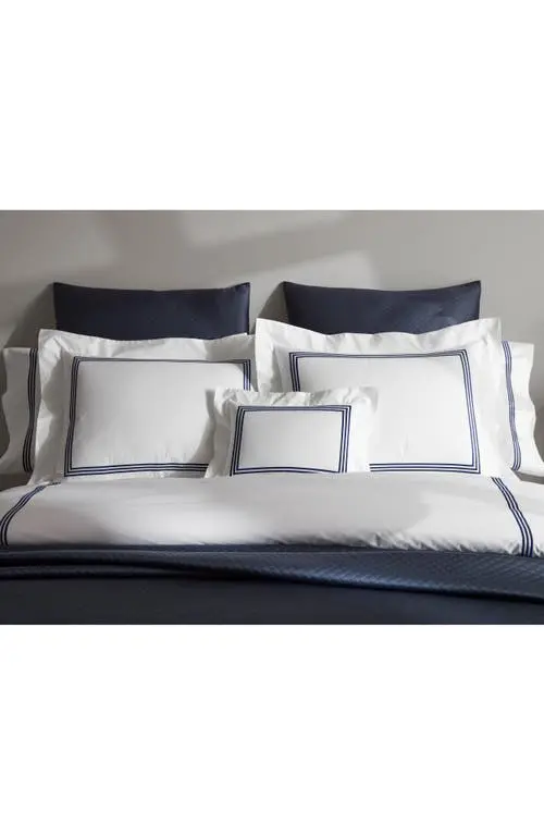MATOUK Bel Tempo Pillow Sham - Navy