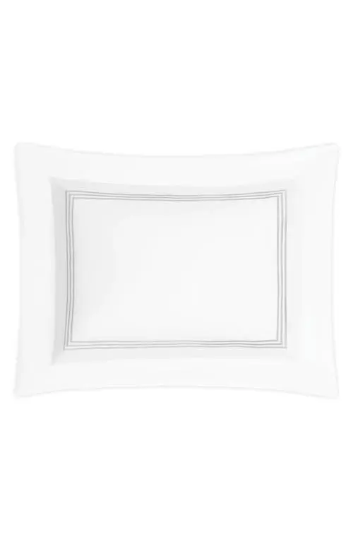 MATOUK Bel Tempo Pillow Sham - Silver