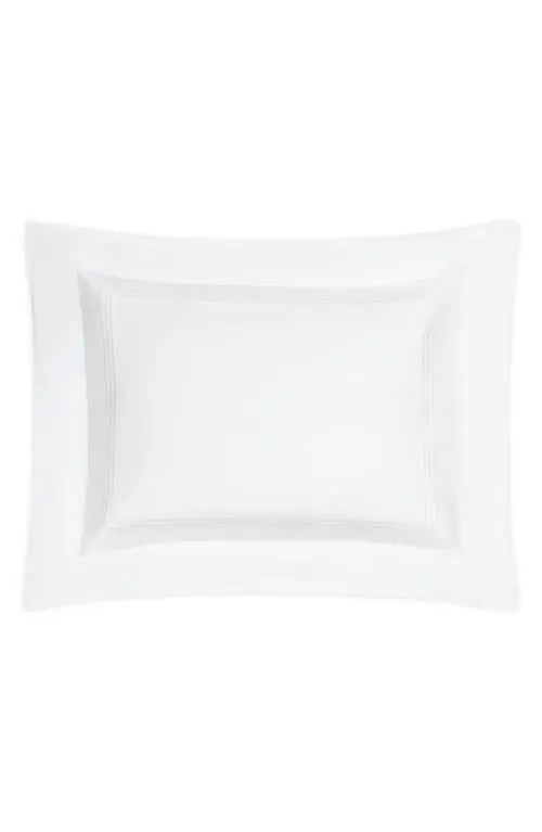 MATOUK Bel Tempo Pillow Sham - White
