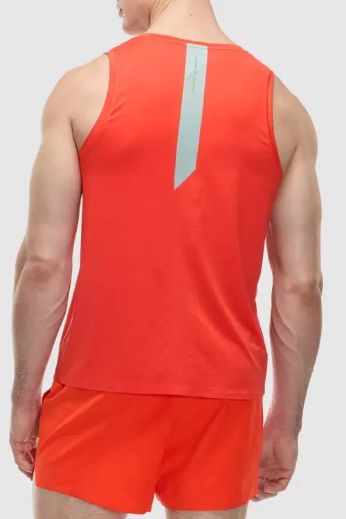 PELOTON Interlock Bonded Tank - Cherry Tomato