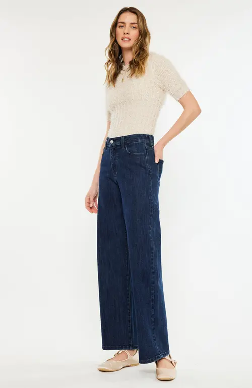KANCAN High-rise Wide-leg Jeans