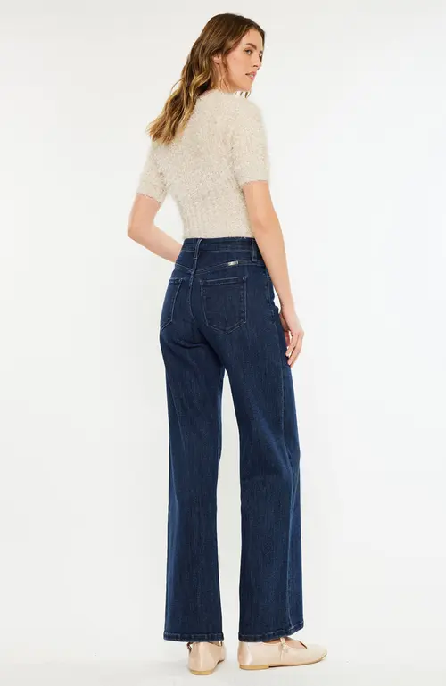 KANCAN High-rise Wide-leg Jeans