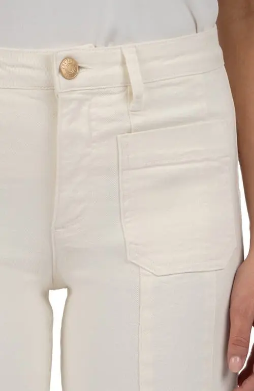 Kut From The Kloth Patch Pocket Crop Wide Leg Jeans