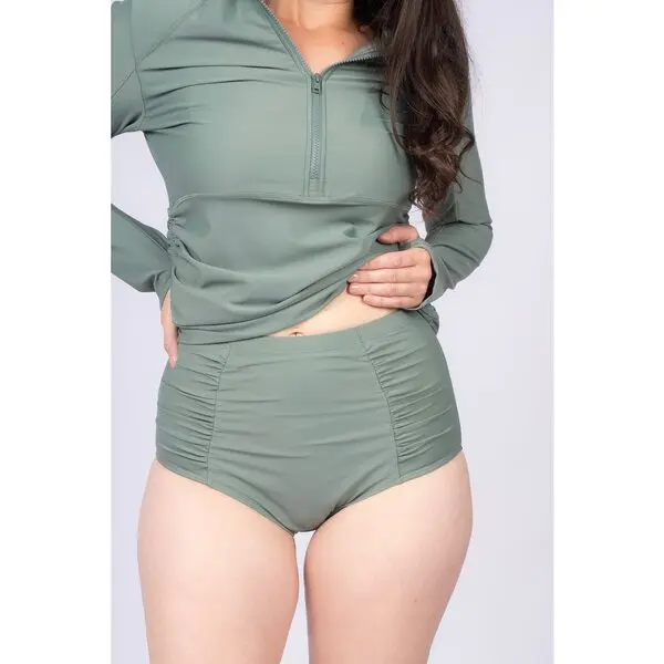 LINE IN THE SAND Swim Brief - Seagrass