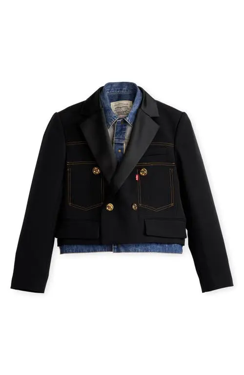 Sacai Gender Inclusive Levi's® Denim X Matelassé Twill Jacket