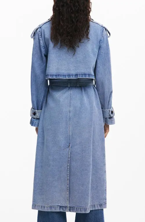 Desigual Denim Trench Coat