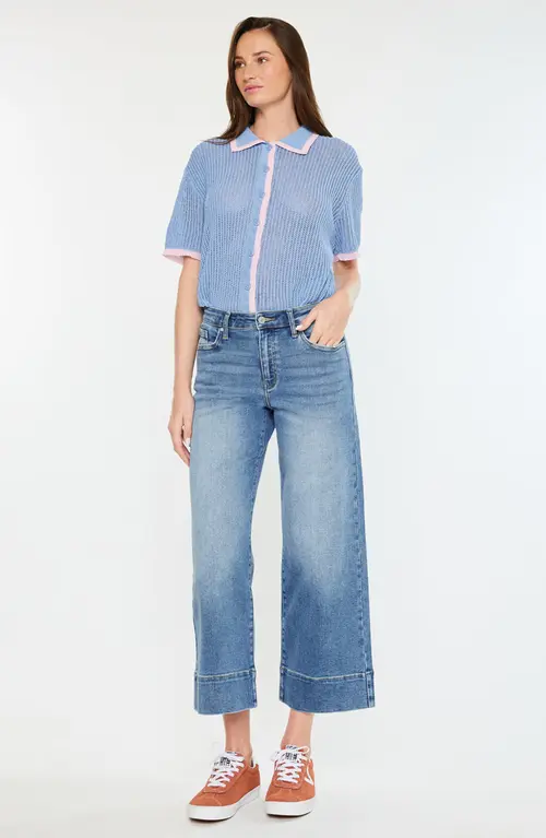 KANCAN High-rise Wide Leg Jeans