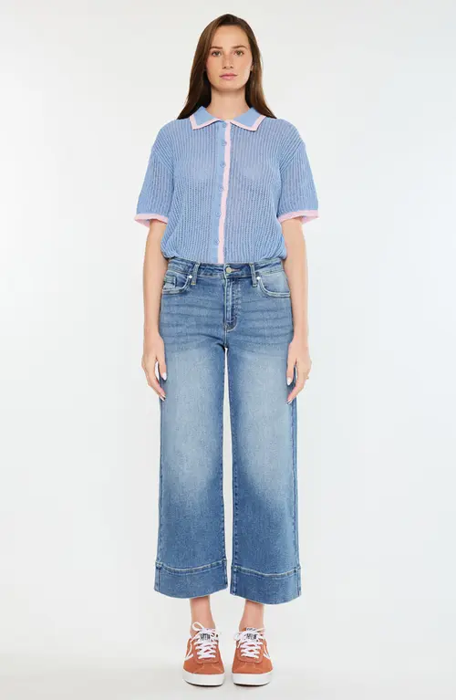 KANCAN High-rise Wide Leg Jeans