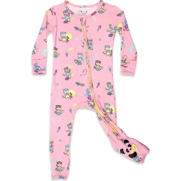 BELLABU BEAR Baby Convertible Footie - Skater Kitty