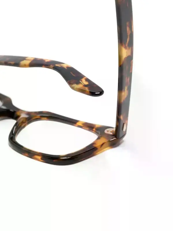 MOSCOT Grobber Square-frame Glasses - Brown