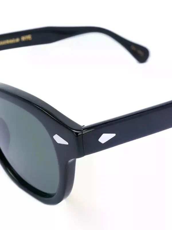MOSCOT Lemtosh Round Frame Sunglasses - Black