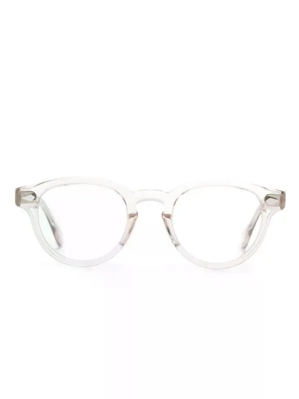 MOSCOT Maydela Round-frame Glasses - Neutrals
