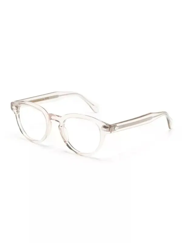 MOSCOT Maydela Round-frame Glasses - Neutrals