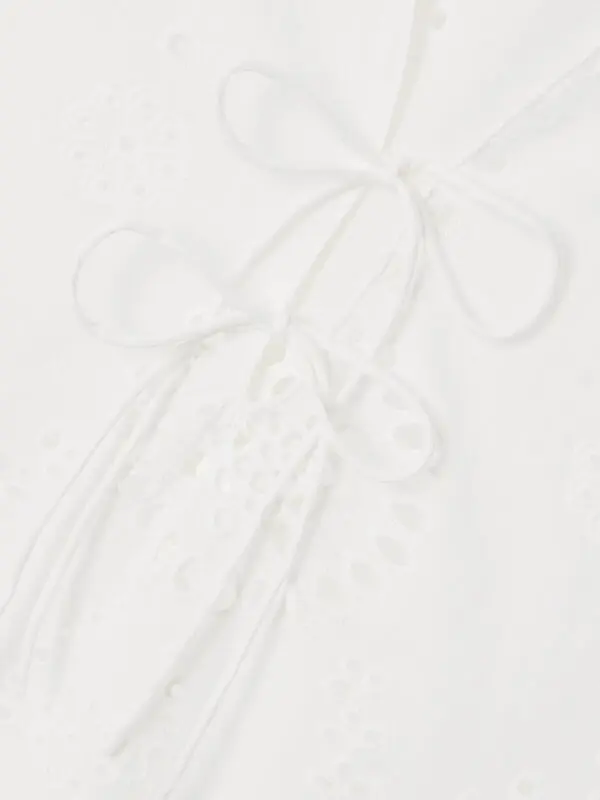 Matteau Scalloped Broderie Anglaise Cotton Mini Dress