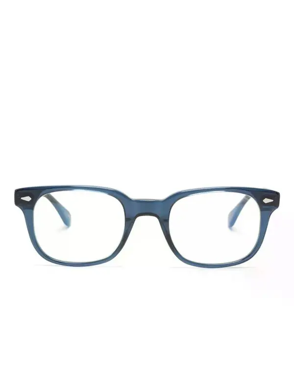 MOSCOT Boychik Square-frame Glasses - Blue