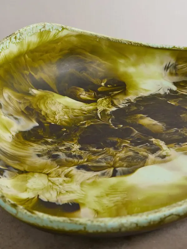 Dinosaur Designs Leaf Large Resin Bowl