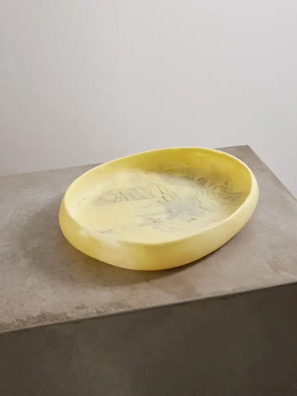 Dinosaur Designs Rock Large Resin Bowl - Yellow