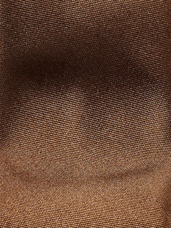 THE FRANKIE SHOP Lene Satin Tie - Brown